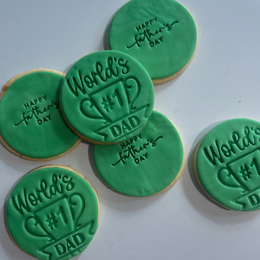 World's World’s #1 Dad Father’s Day Cookie Set – Sweet Servings